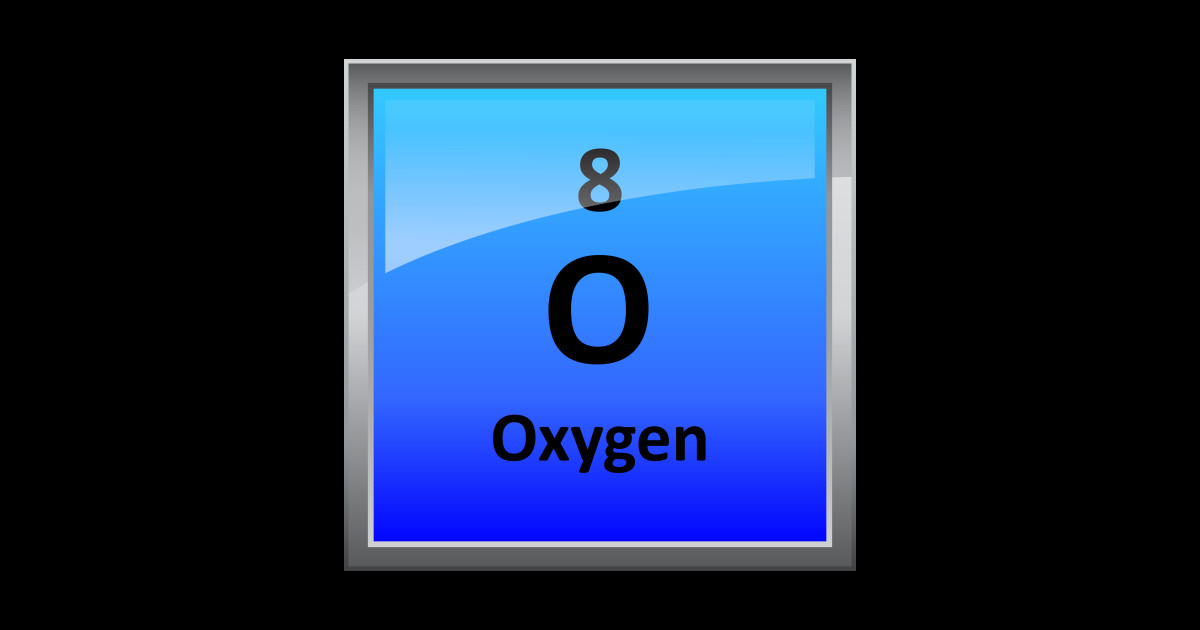 Oxygen Element Tile - Periodic Table - Oxygen - Sticker | TeePublic