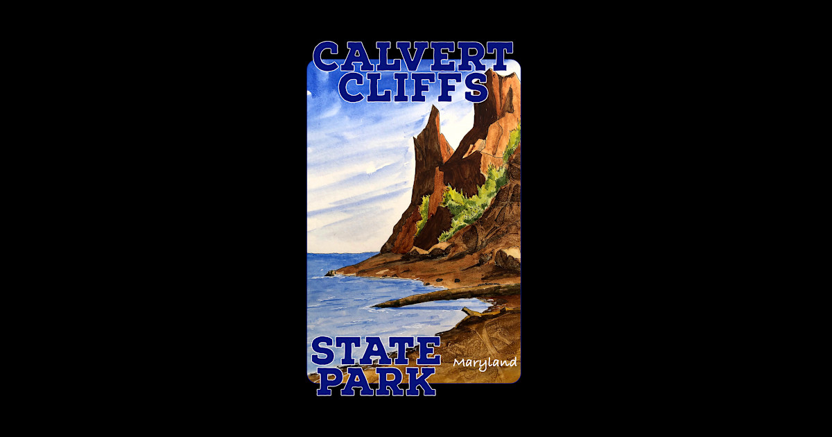 Calvert Cliffs State Park, Maryland - State Parks - Sticker | TeePublic