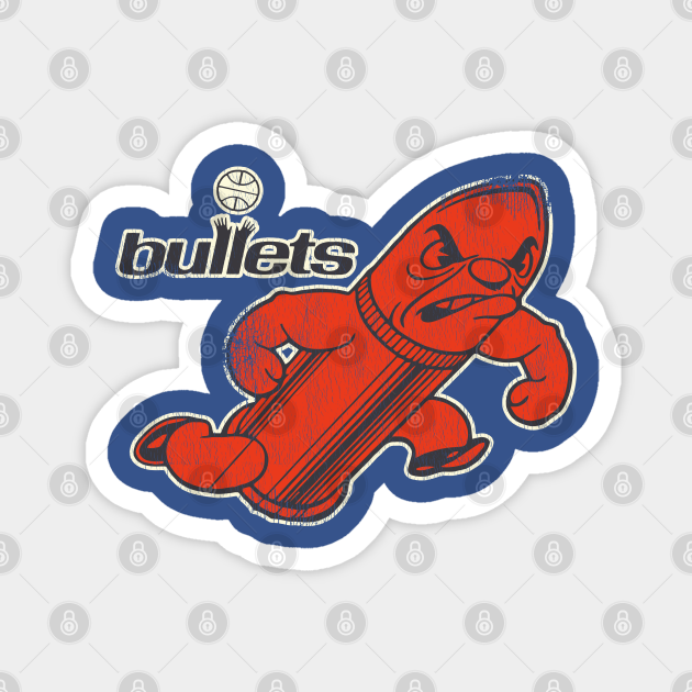 Bullet Man Retro Mascot - Washington Wizards - Magnet | TeePublic