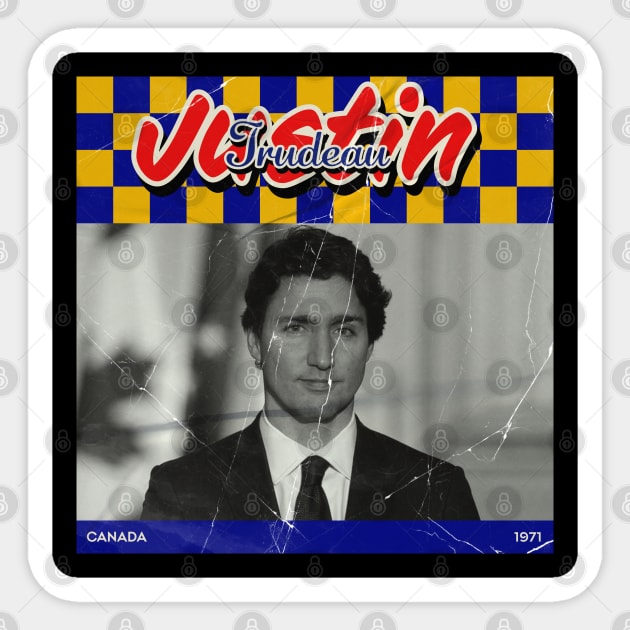 Justin Trudeau / Retro Style - Justin Trudeau - Sticker | TeePublic