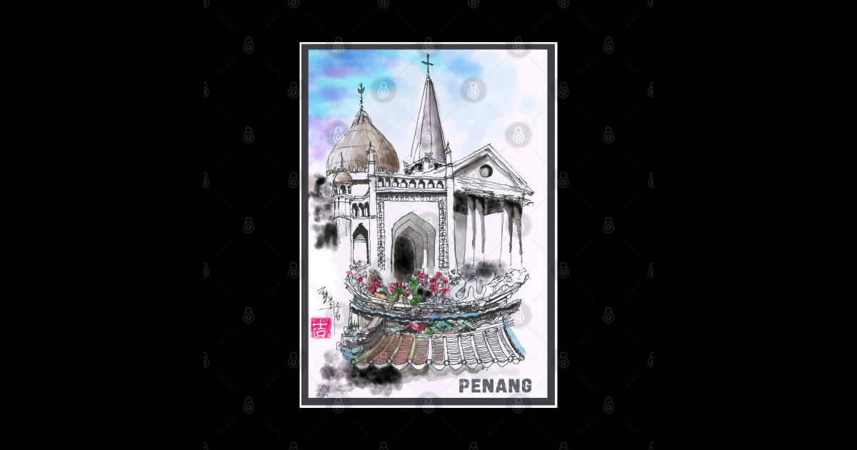 Multi Cultural George Town | Penang | Malaysia - Penang - Sticker ...