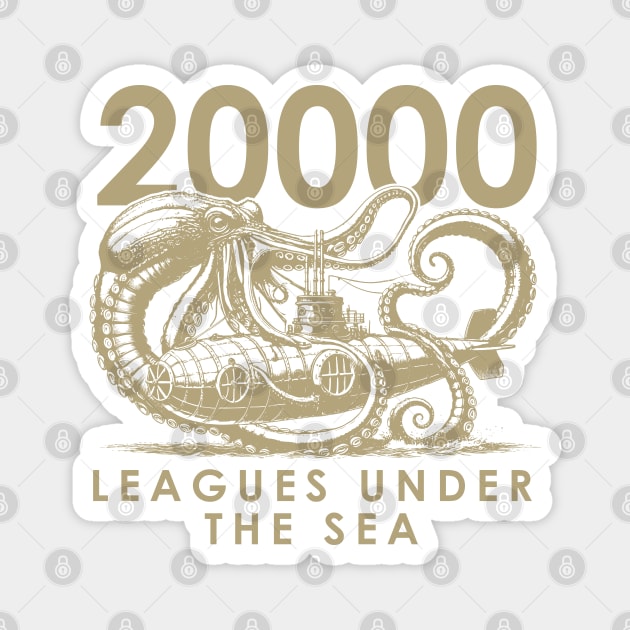 Leagues under the Sea - 20000 Leagues Under The Sea - Magnet | TeePublic