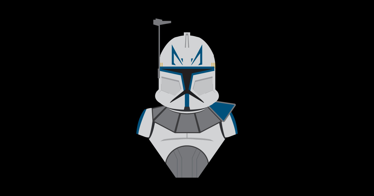 Captain Rex phase 1 sticker - Star Wars - Sticker | TeePublic