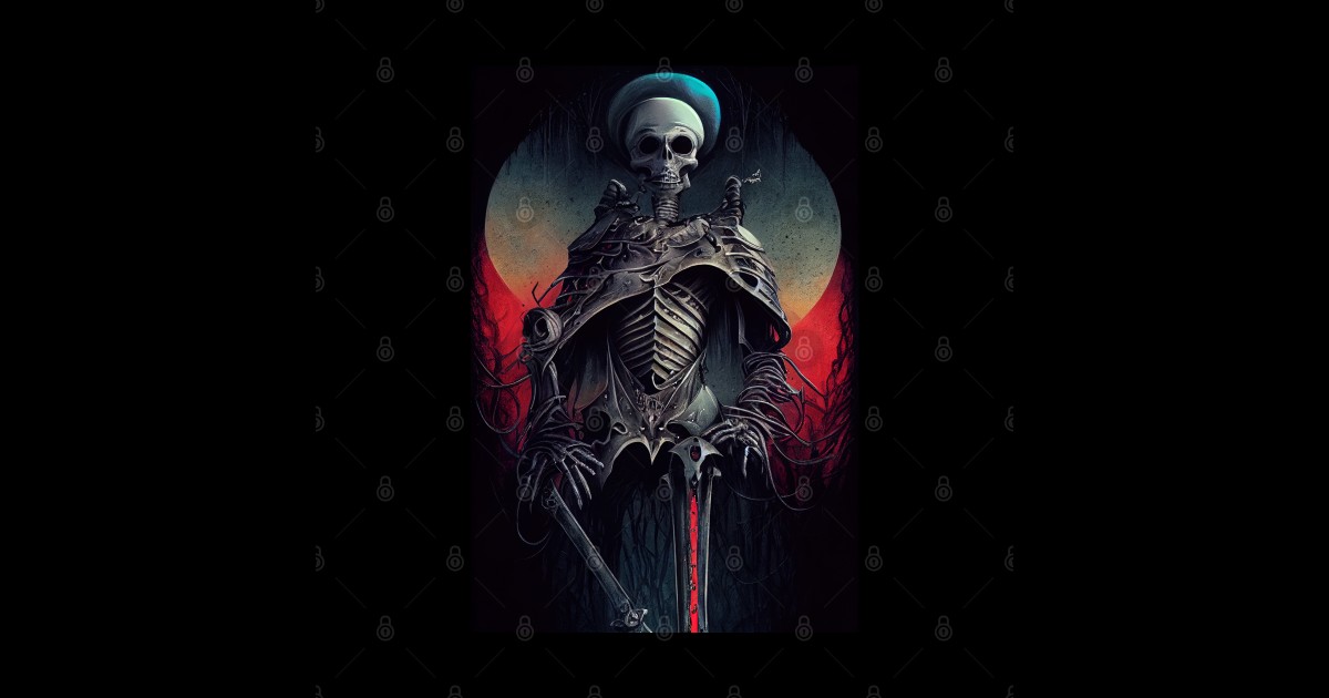 Necromancer Saga : Undead Knight - Necromancer - Posters and Art Prints ...