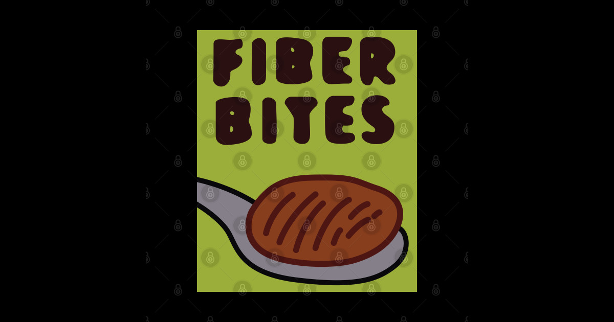 Fiber Bites - Simpsons - Sticker | TeePublic