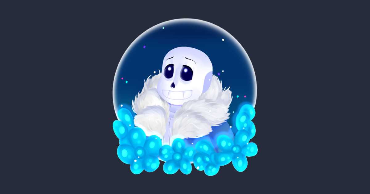 Undertale Sans - Fanart - T-Shirt | TeePublic