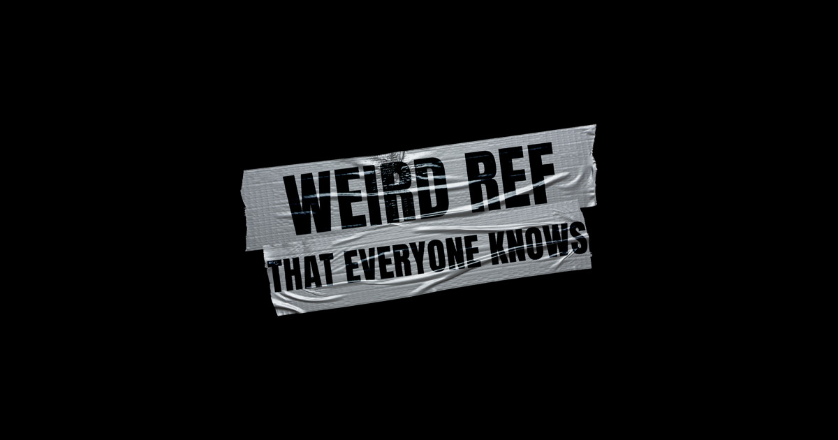 Weird Ref - Referee - Sticker | TeePublic