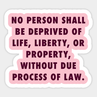 due process clause clipart