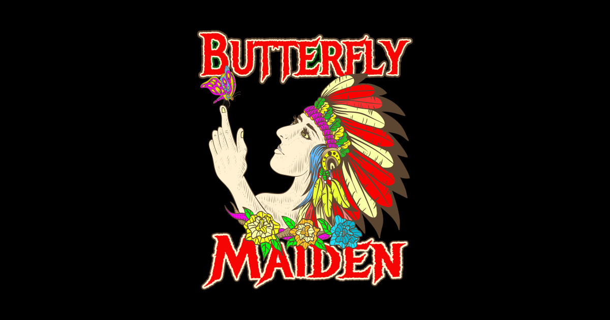 Butterfly Maiden / Polik-mana - Butterfly Woman - Sticker | TeePublic