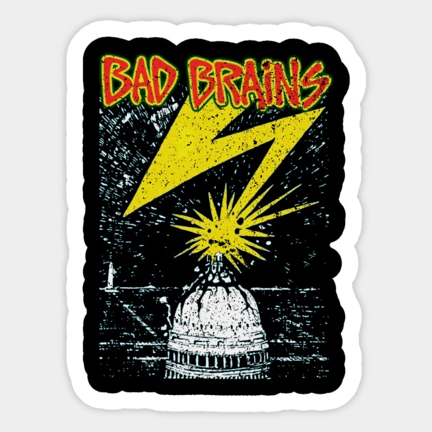Bad Brains # Kijang Mas - Bad Brains - Sticker | TeePublic