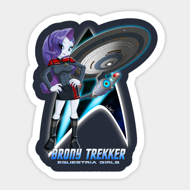 Brony Trekker: Equestria Girls RB Ver. - Belle - Sticker | TeePublic