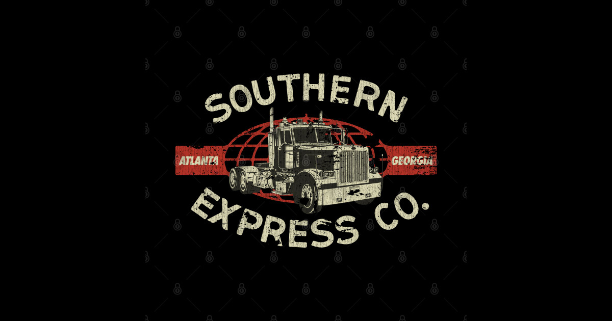 Southern Express Co. Vintage Trucking - Dukes Of Hazzard - Sticker ...