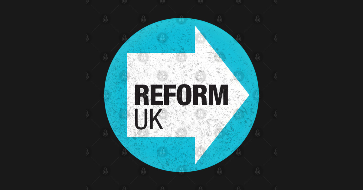 vintage Reform UK Political party flag - Reform Uk - T-Shirt | TeePublic