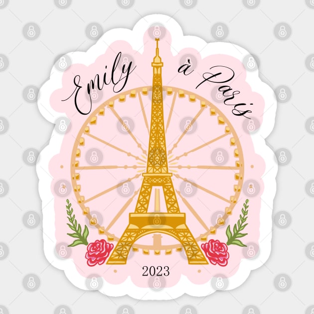 Emily in Paris - Girl - Sticker | TeePublic