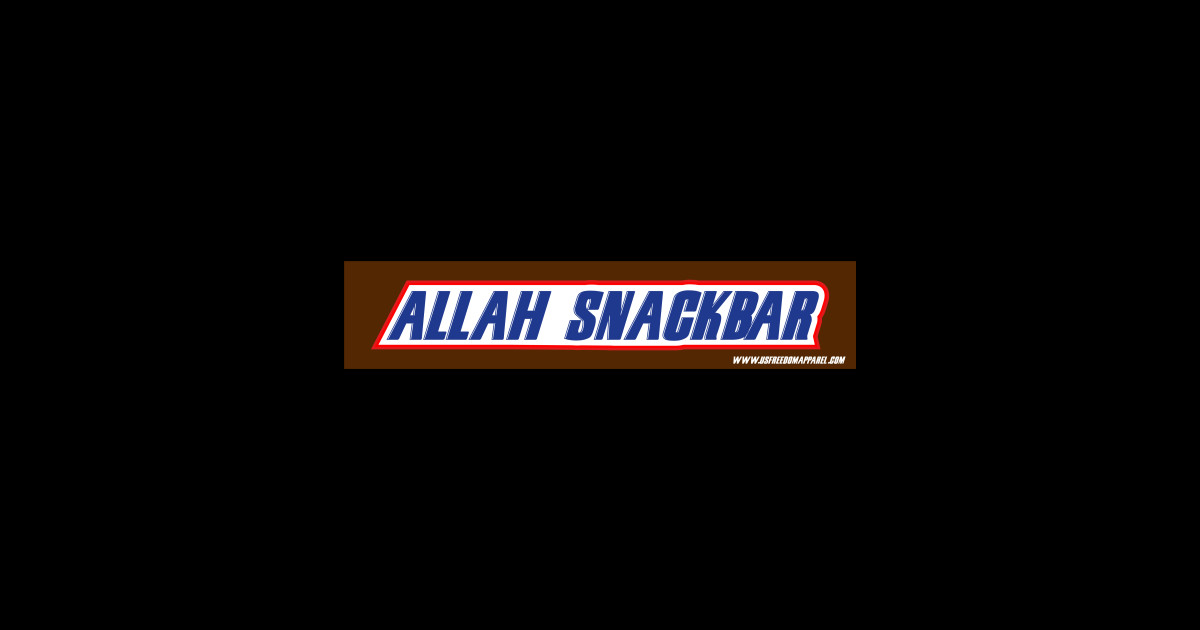 ALLAH SNACK BAR - Allahu Akbar - Sticker | TeePublic