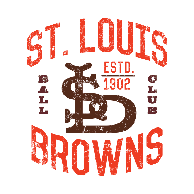 St. Louis Browns - Defunct Baseball Teams - T-Shirt | TeePublic