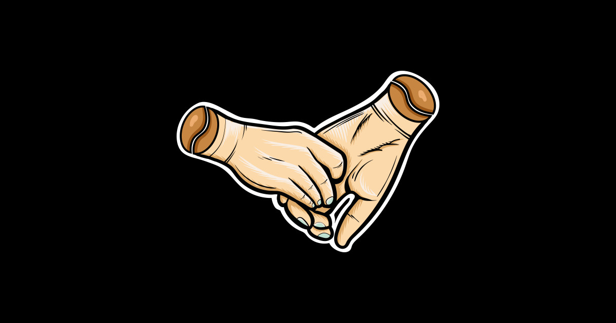 Hand In Hand - Love - Sticker | TeePublic