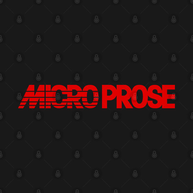 Retro Computer Games Microprose Logo - Retro Computers - T-Shirt ...