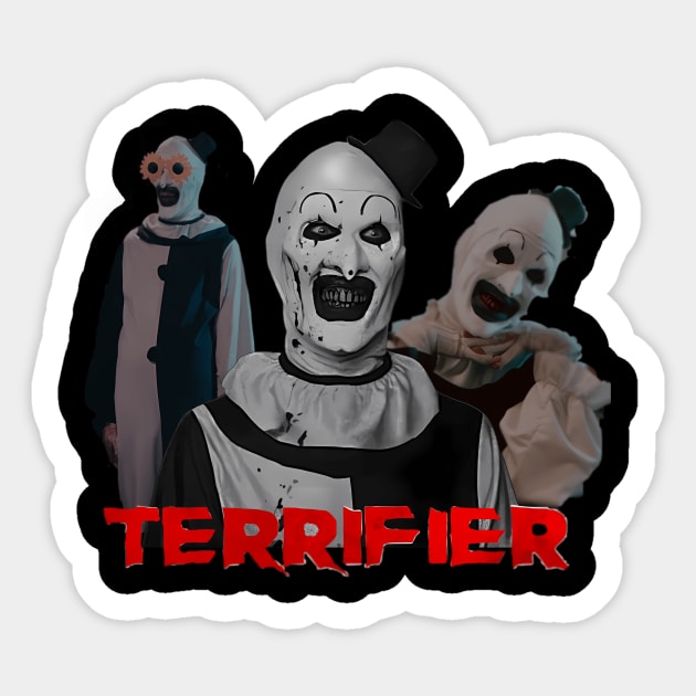 Terrifier Art The Clown - Terrifier Art The Clown - Sticker | TeePublic