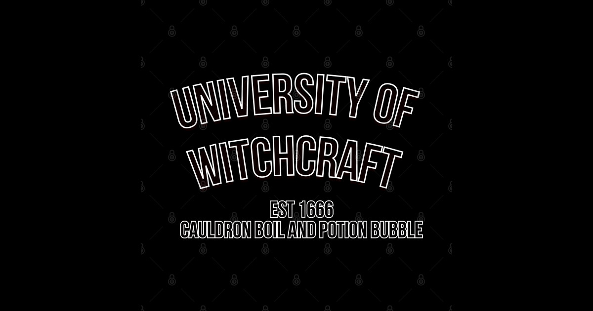 University of Witchcraft - Witchcraft - Sticker | TeePublic
