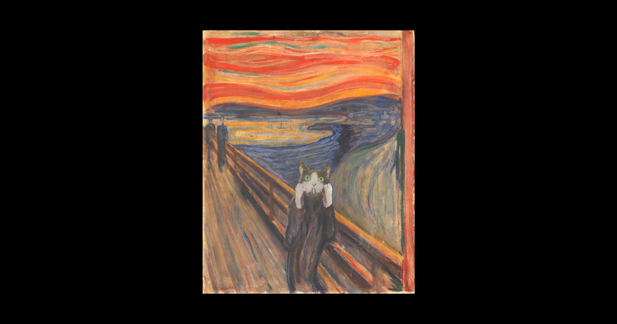 Scream by Poorly Made Cat Memes - Poorly Made Cat Memes - Posters and ...