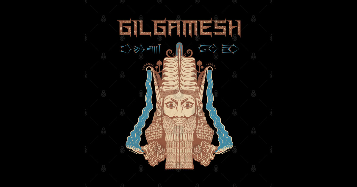 Gilgamesh Tigris Euphrates - Enki - Sticker | TeePublic