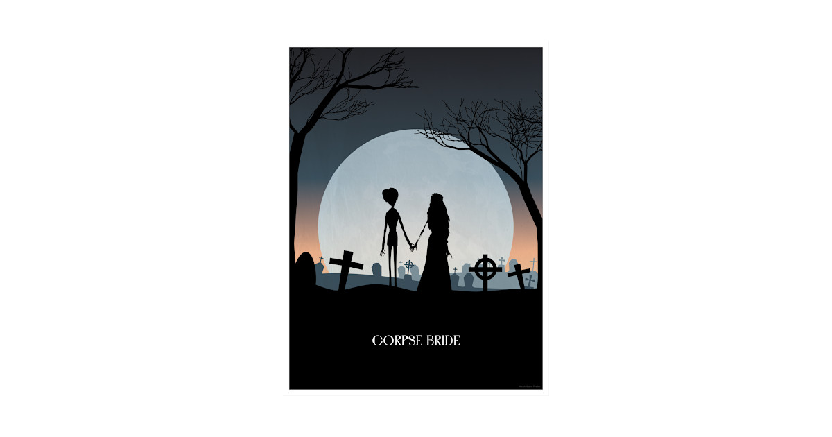 Corpse Bride Minimal poster - Movie - T-Shirt | TeePublic