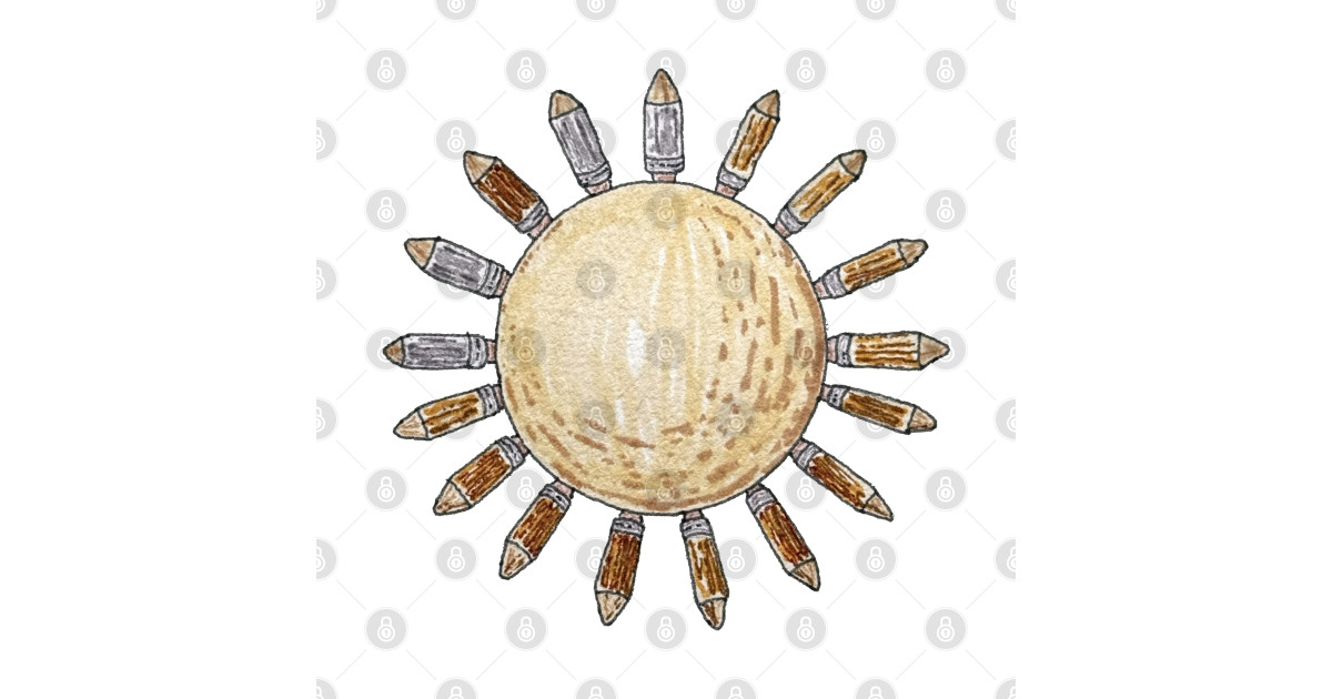 Sun with Rays - Sun - T-Shirt | TeePublic