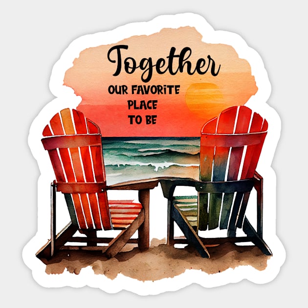 Together our Favorite Place to be Beach Sunset - Favorite Place ...