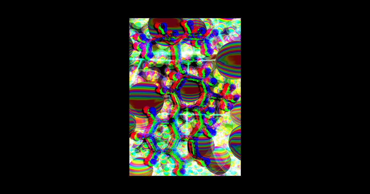 Synthesis of the LSD Molecule - Lsd - Sticker | TeePublic