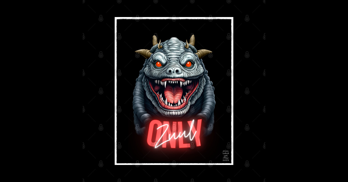 Ghostbusters Zuul Demon Terror Dog - Ghostbusters - Sticker | TeePublic