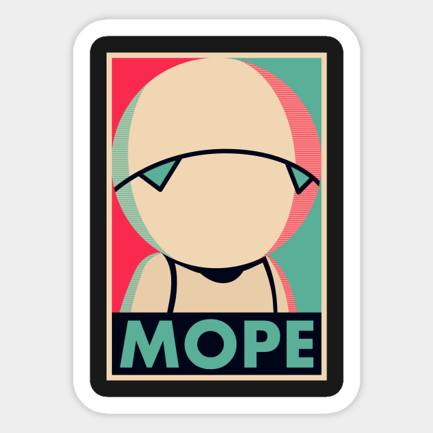 Mope around - Marvin - Sticker | TeePublic
