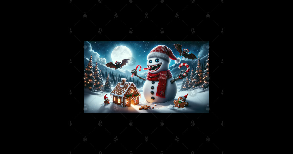 Vampire Snowman - Vampire Snowman - Posters and Art Prints | TeePublic
