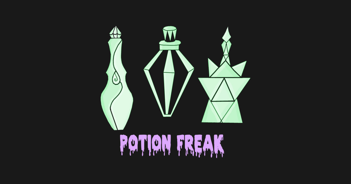 Potion Freak - Potions - T-Shirt | TeePublic