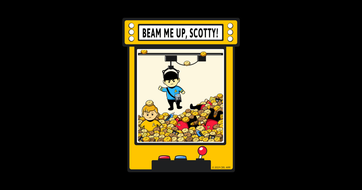 Beam me Up, Scotty - Star Trek - Sticker | TeePublic