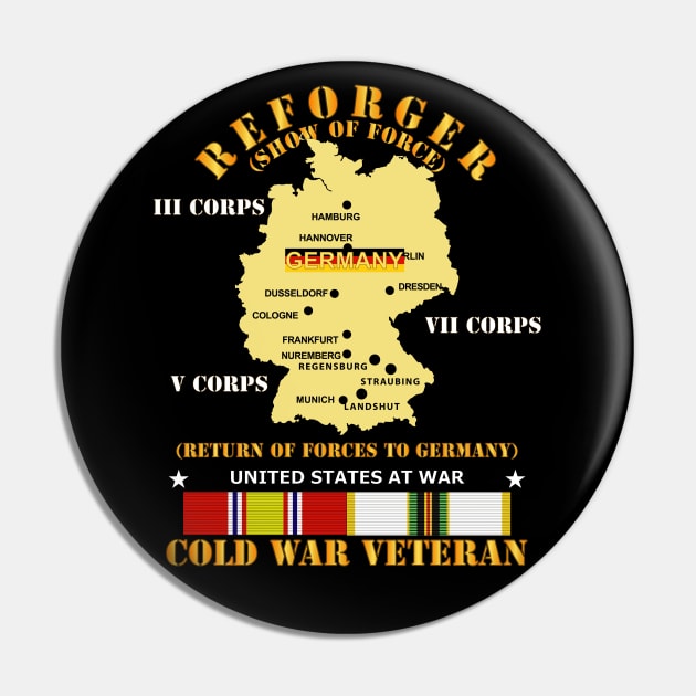 Reforger - Show of Force - Reforger Show Of Force - Pin | TeePublic