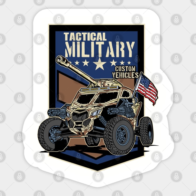 MILITARY CUSTOM VEHICLES - Military - Sticker | TeePublic