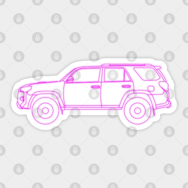 4runner Fifth Generation purple neon outline [Fan art] - Toyota ...