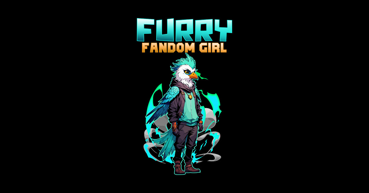 Furry Fandom Girl I Cute Bird Furries Fandom Cosplay - Furry - Posters ...