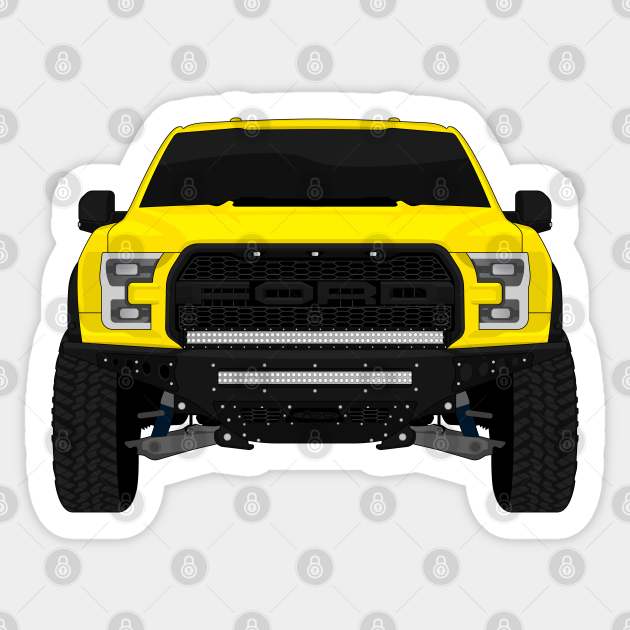 RAPTOR YELLOW - Ford F150 Raptor - Sticker | TeePublic