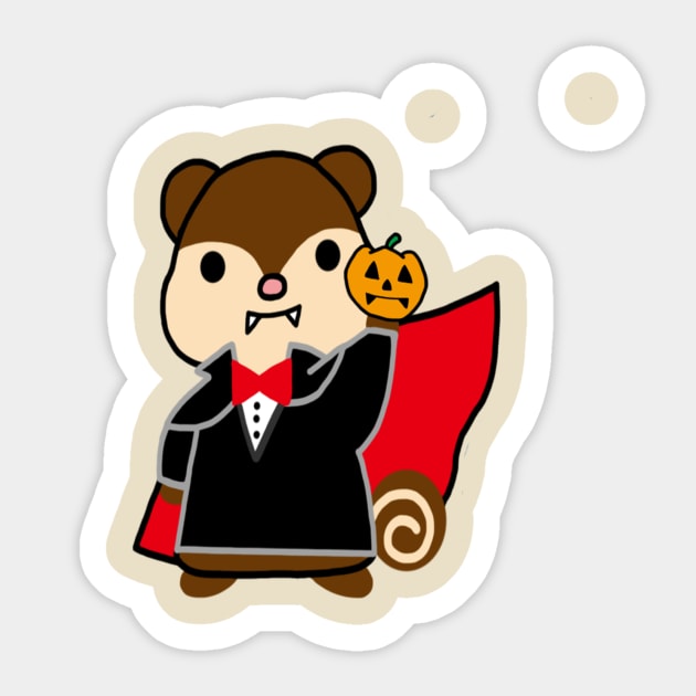 Vampire squirrel - Vampire Squirrel - Sticker | TeePublic