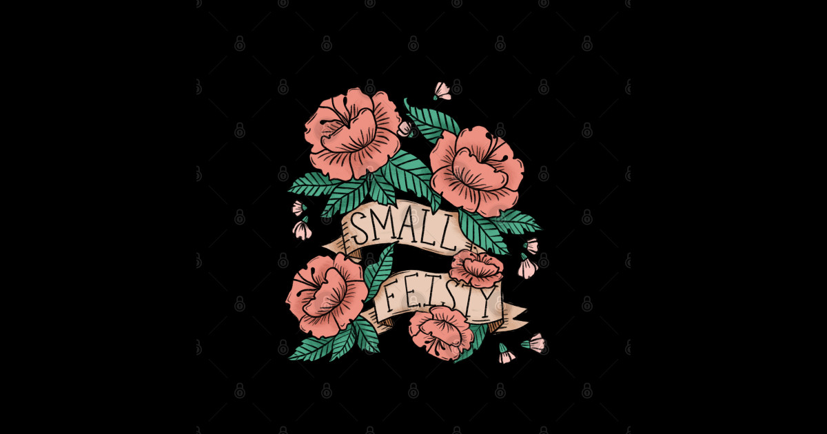 Small but Feisty - Tattoo - Girl Power - Sticker | TeePublic