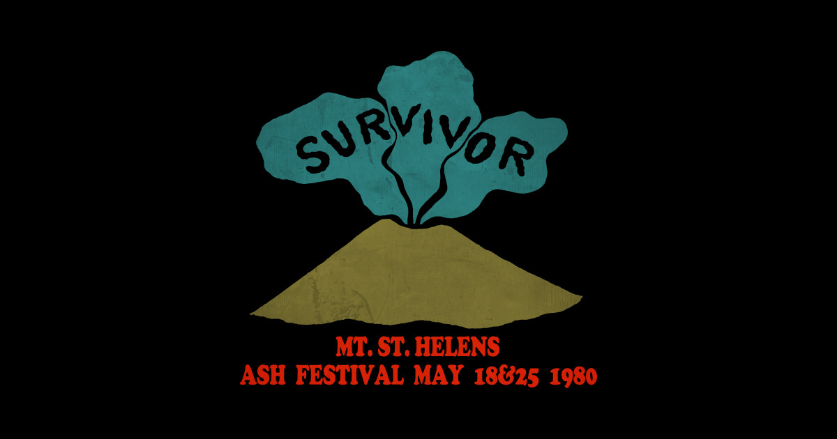 Mount St. Helens - Volcanic Eruption - Sticker | TeePublic