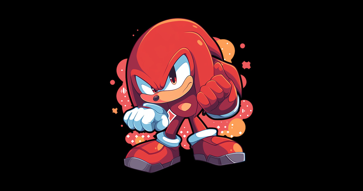 knuckles - Knuckles - Sticker | TeePublic
