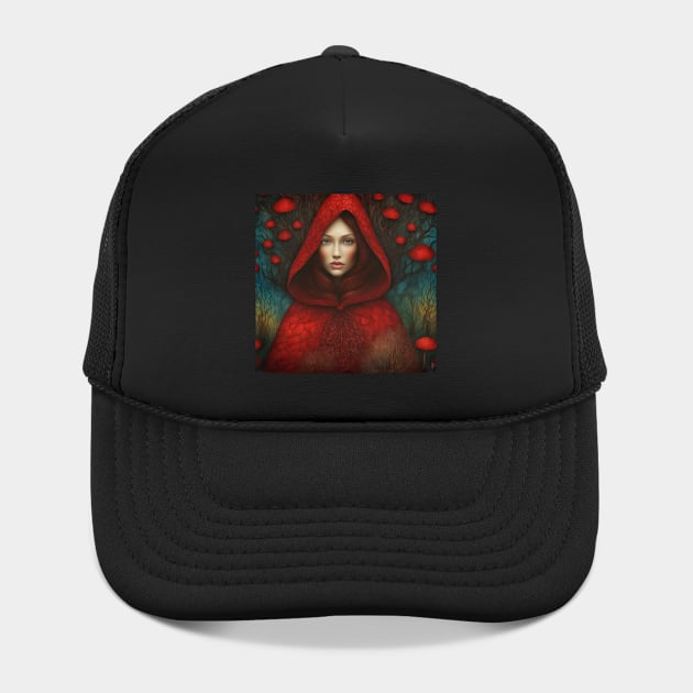 Mary Magdalene Red Riding Hood - Woman In Red Cloak - Hat | TeePublic
