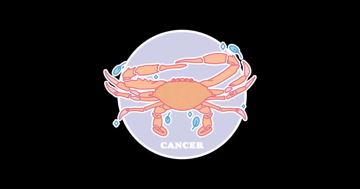 Cancer - Star Sign - Sticker | TeePublic