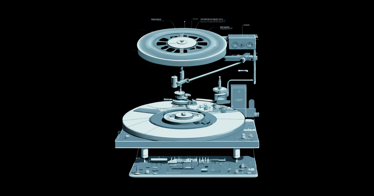 Turntable Exploded View - Turntable - Posters and Art Prints | TeePublic