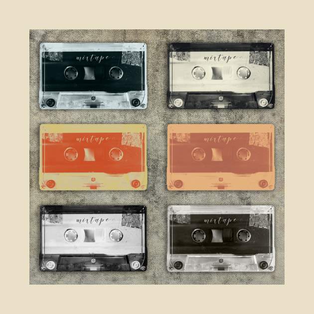 Retro Mixtape variations - Cassette Tapes - T-Shirt | TeePublic