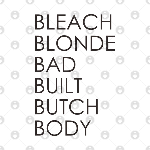 bleach blonde bad built butch body - Bleach Blonde Bad Built Butch Body ...