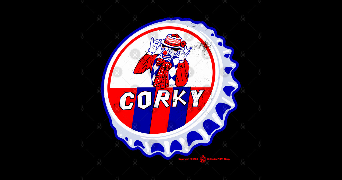 Vintage Corky the Clown Soda Bottlecap Distressed - Retro Vintage ...